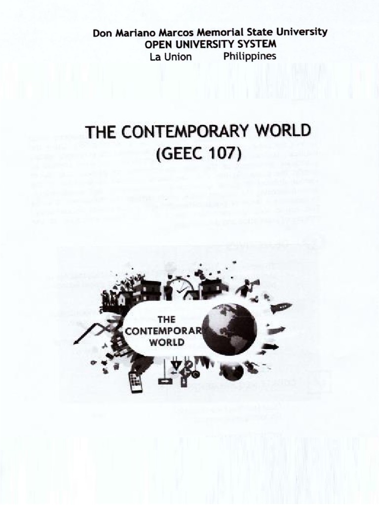 Contemporary World MODULE 1 | PDF