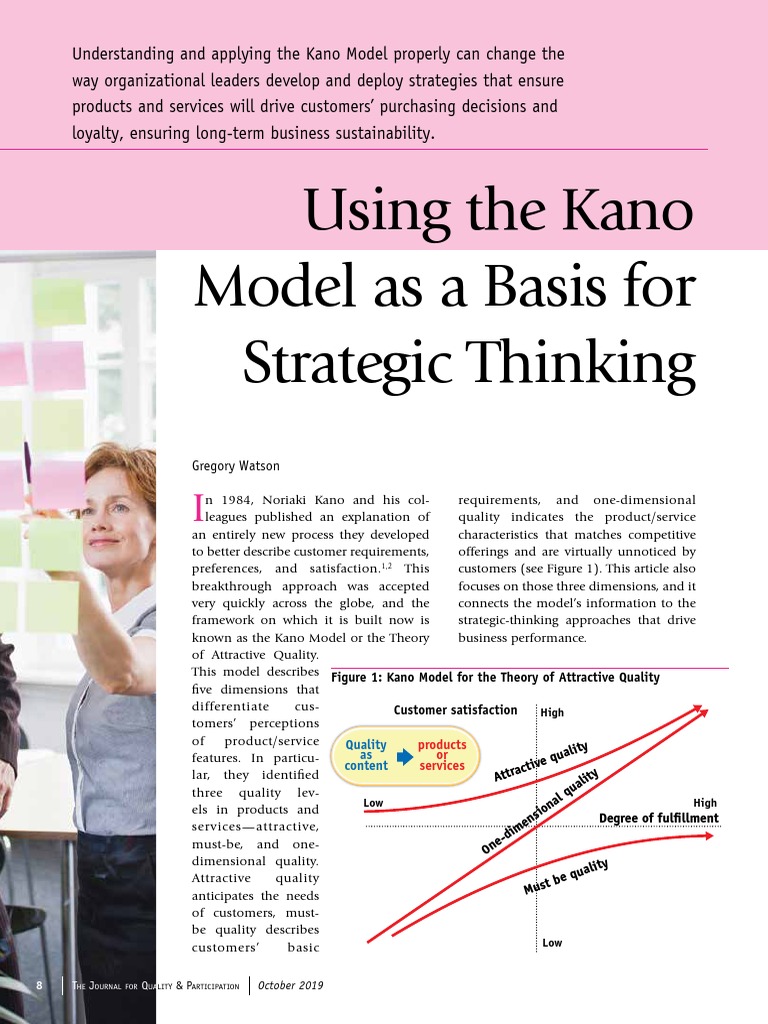 Kano Model As Basis of Strategic Thinking | PDF | Business | Technology ...