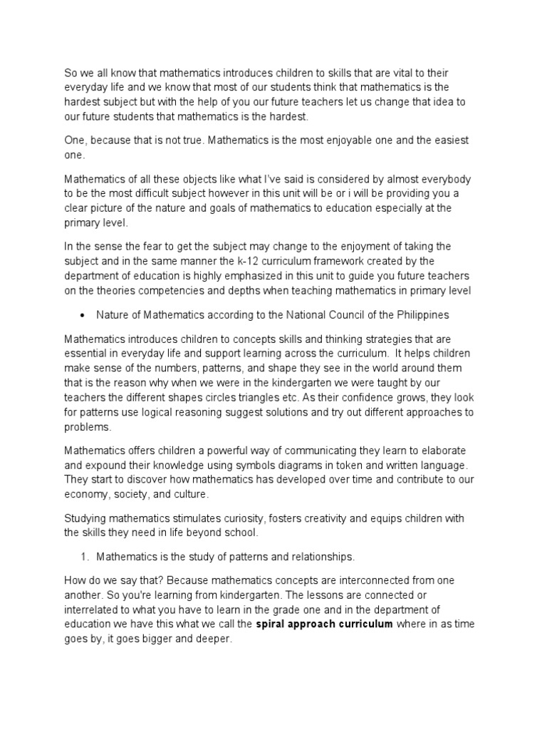 Foundations of Mathematics Teaching and Learning | PDF | Mathematics ...