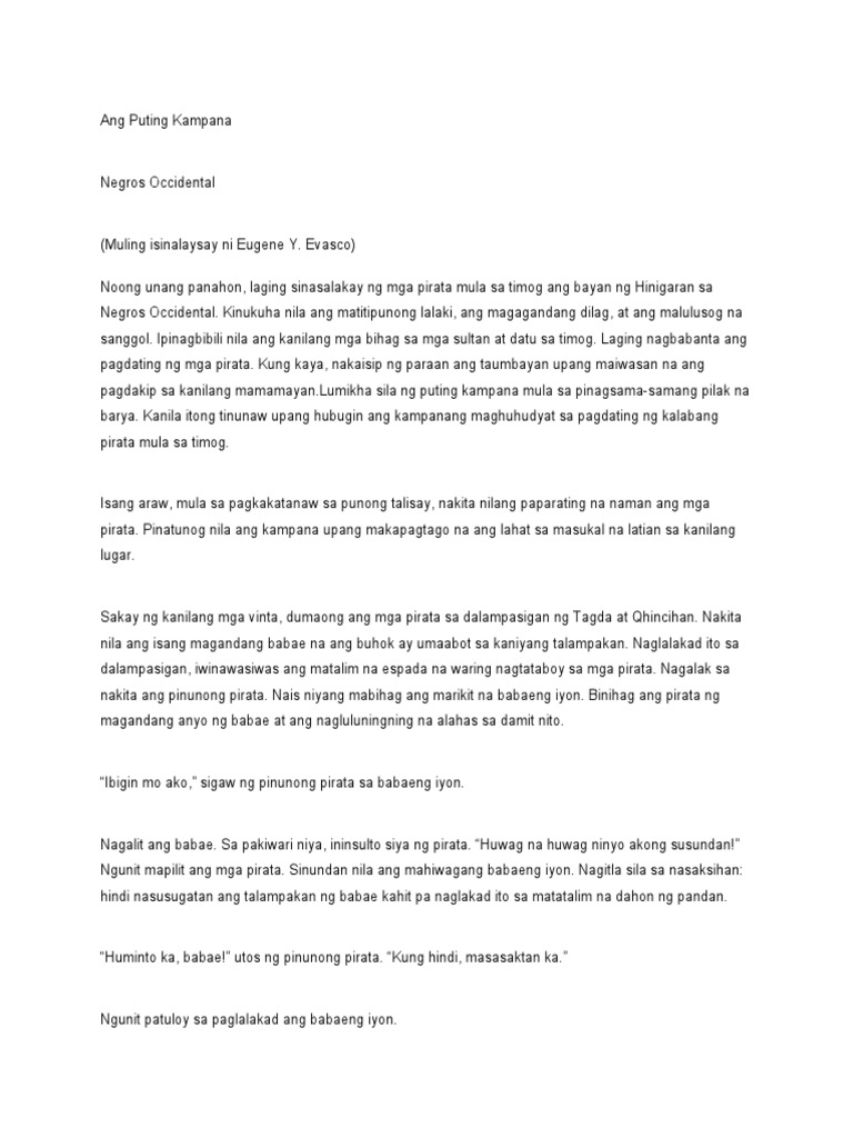 Ang Puting Kampana | PDF
