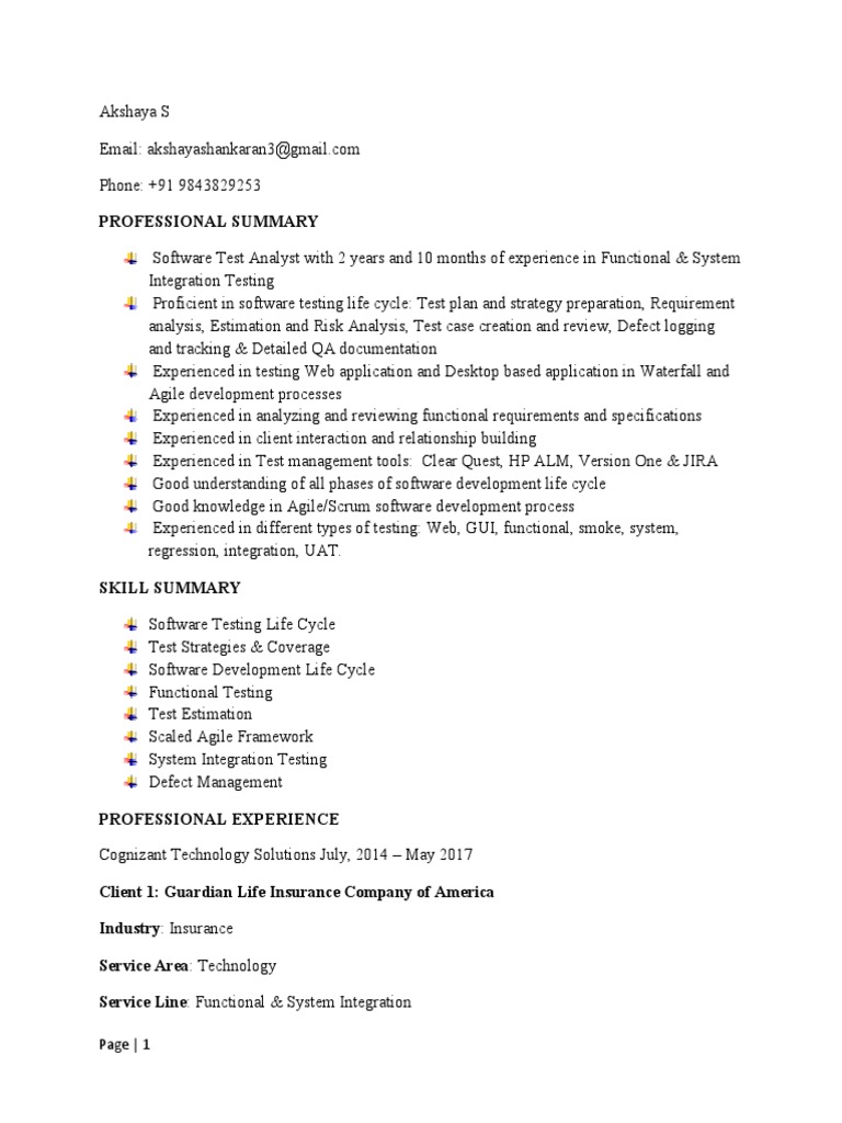 Akshaya Resume. | Download Free PDF | Software Development Process | Agile Software Development