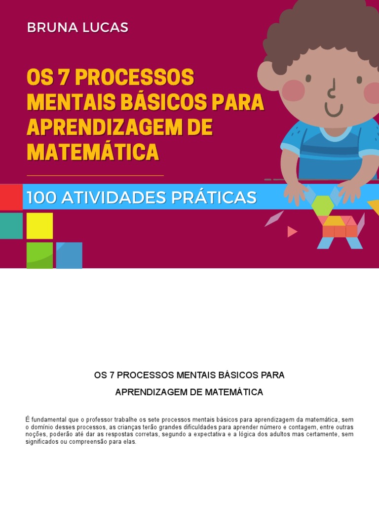 7 Processos Mentais Matematica | PDF | Aprendizado | Imagem