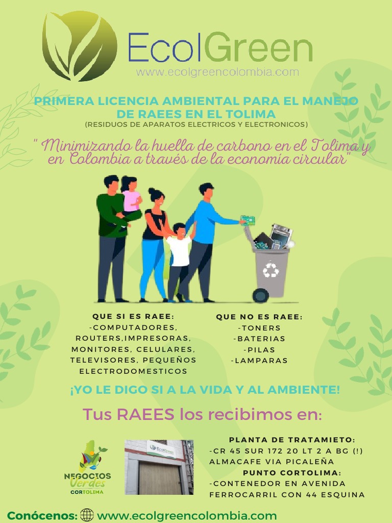 FLYER (Residuos de Aparatos Electricos y Electronicos) | PDF