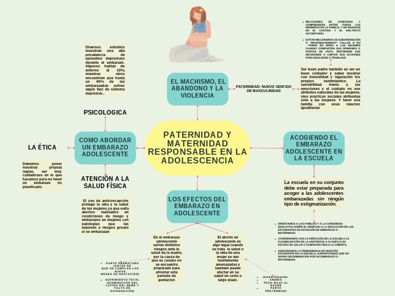 Mapa Conceptual Sencillo | PDF | El embarazo | Parto prematuro