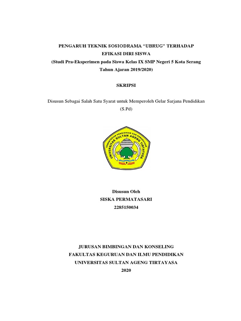 Skripsi Siska Permatasari | PDF