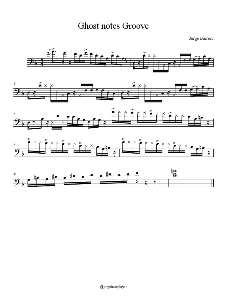 Ghost Notes en el Groove Musical | PDF