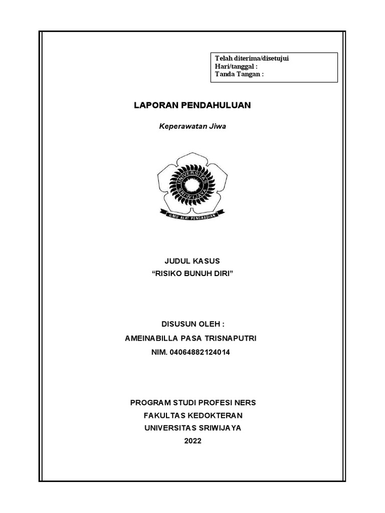 LP Risiko Bunuh Diri-1 | PDF