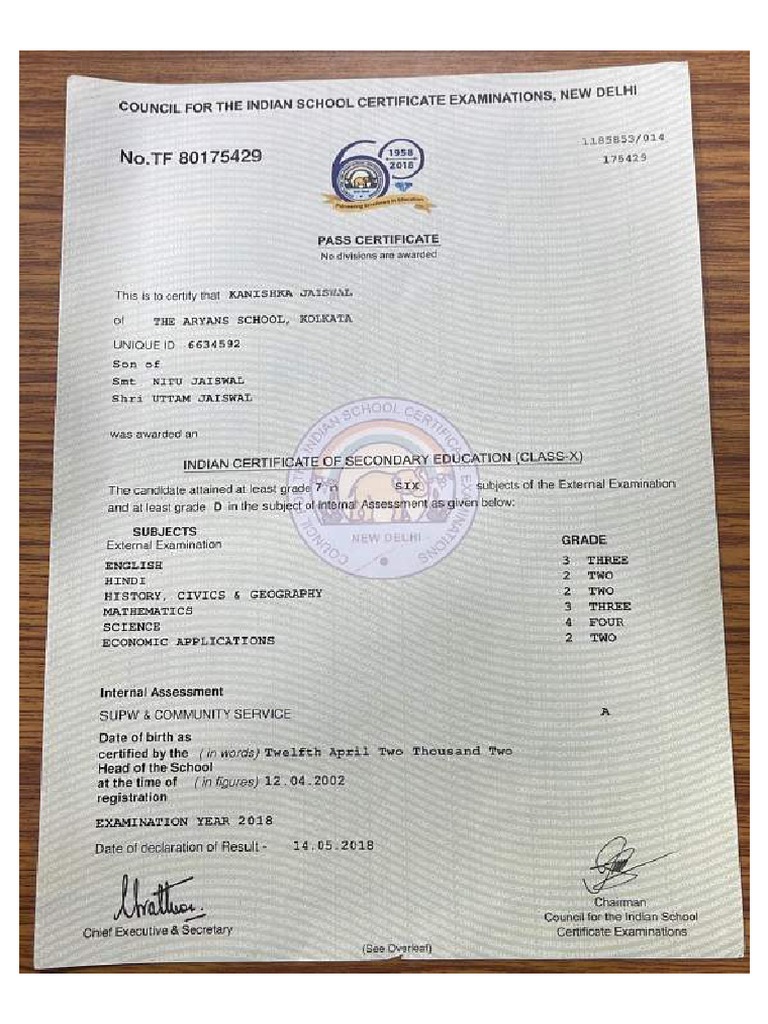 10 PASS CERTIFICATE - Compressed | PDF