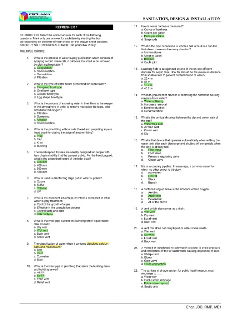 (Spdi) Refresher 1 | PDF