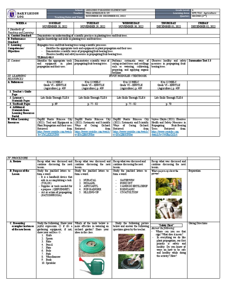 2nd Quarter Week 5 EPP | PDF | Compost | Soil