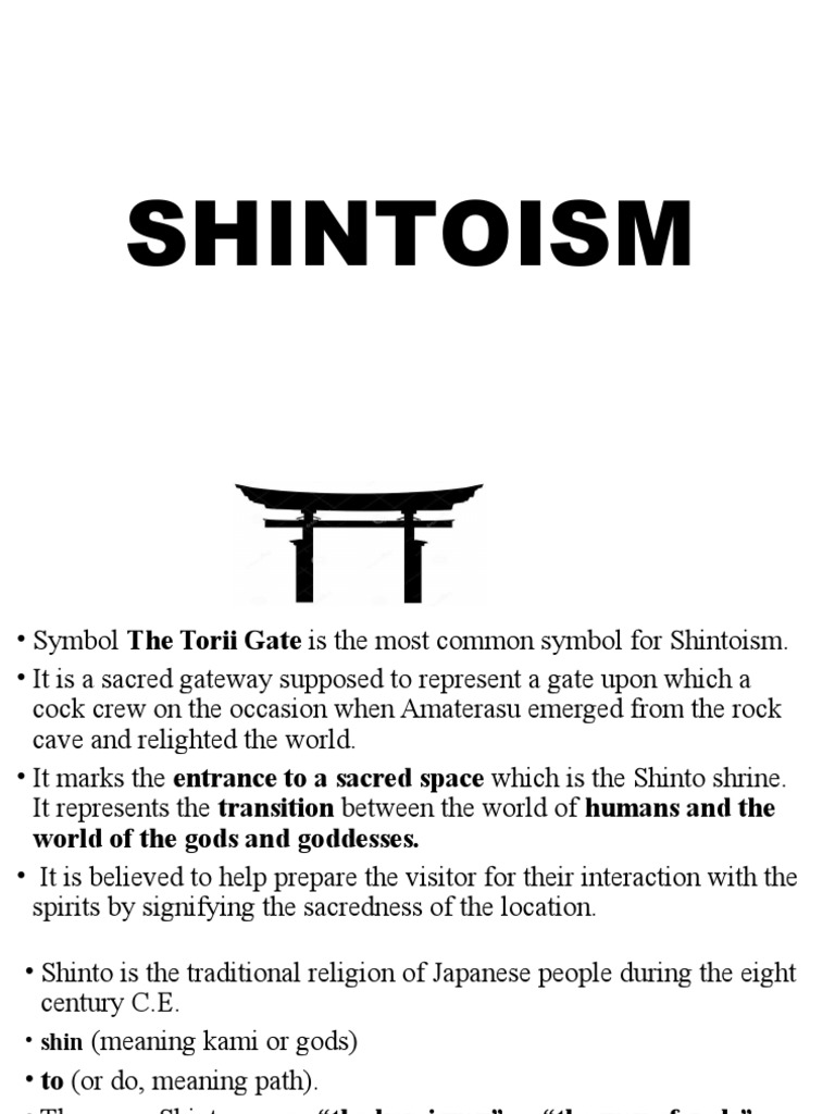 SHINTOISM | PDF | Shinto | Anthropology Of Religion