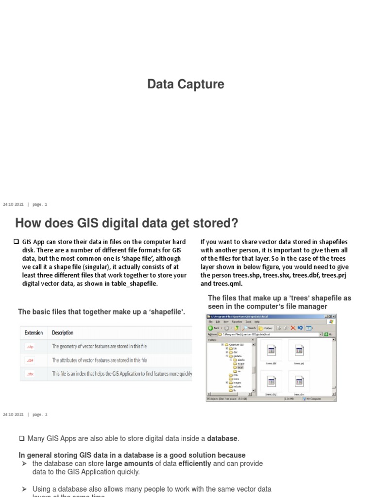 Data Capture 4 | Download Free PDF | Geographic Information System | Computing