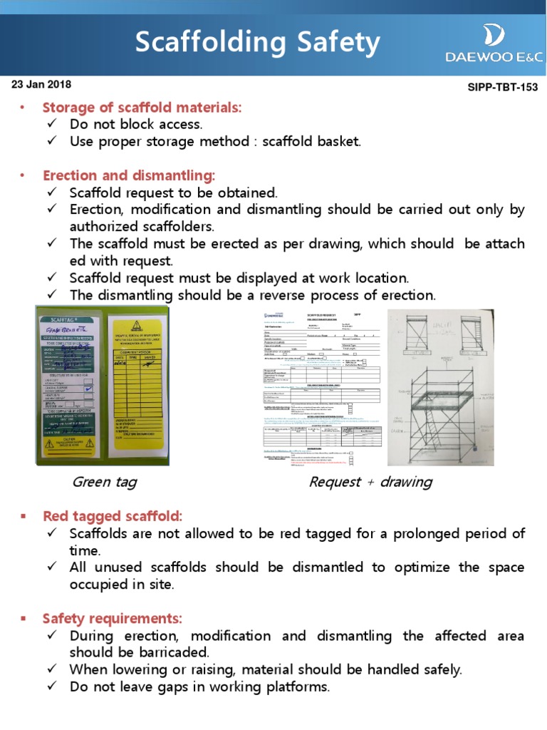 SIPP-TBT-153-Scaffolding Safety | PDF