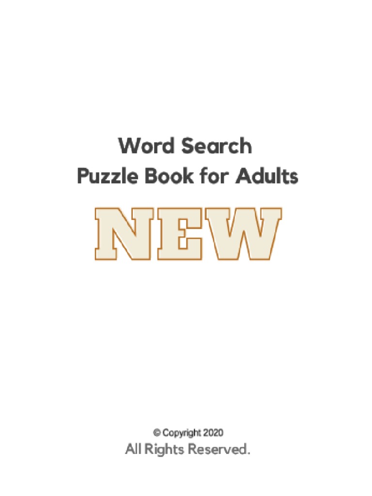 Word Search Puzzle Collection | PDF