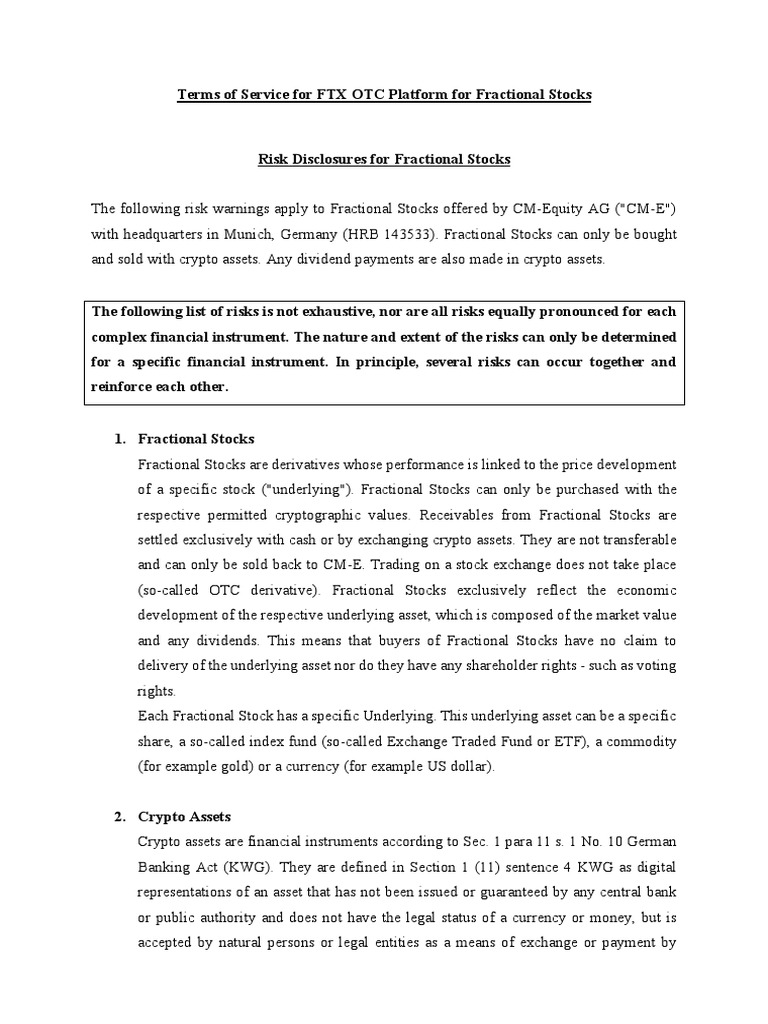 Fractional Stocks Tos.41c54c0d | PDF | Stocks | Financial Risk