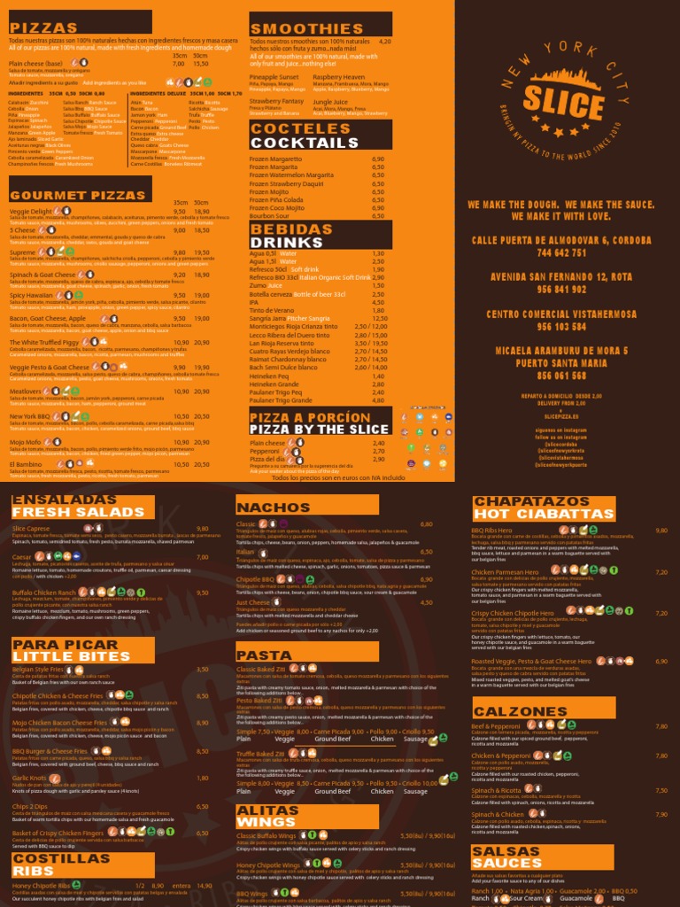 Carta Slice | PDF | Pizza | French Fries