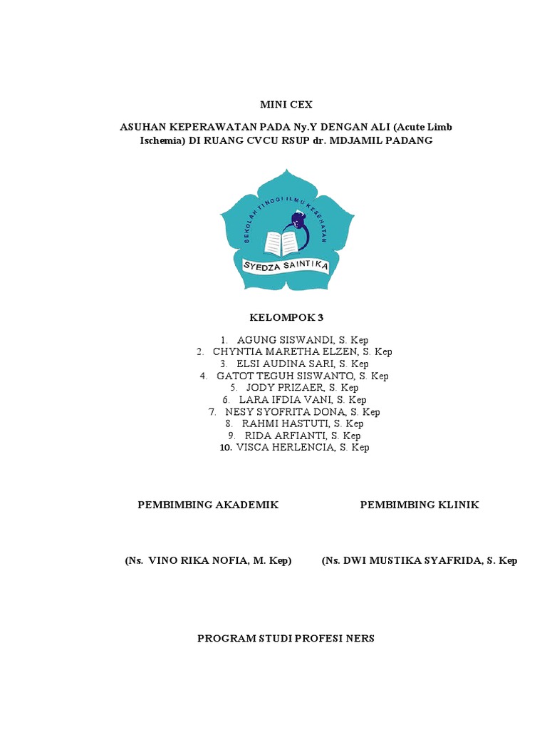 MINI CEX. Kel.3-1 | PDF