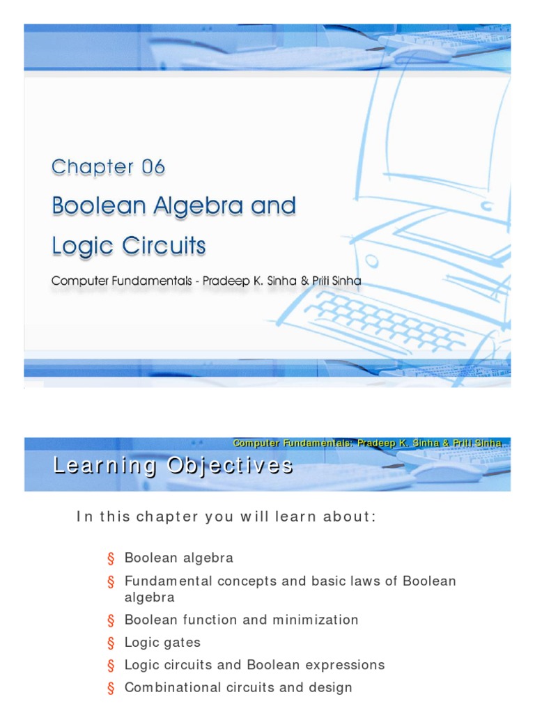 Lecture 06 10 Boolean Algebra | PDF | Boolean Algebra | Teaching Mathematics