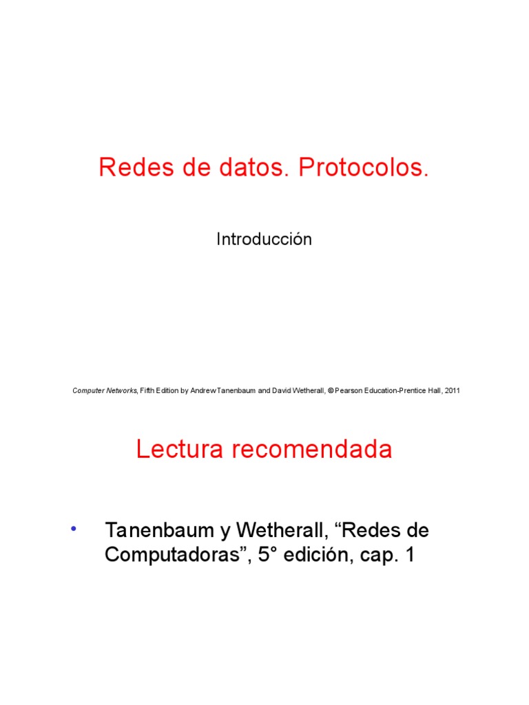 Tanenbaum - Redes - Cap 1 | PDF | Wireless Lan | Computer Network Tanenbaum - Redes - Cap 1 | PDF | Wireless Lan | Computer Network