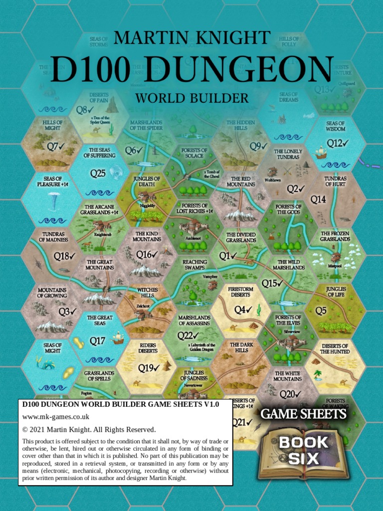 b006 - World Builder Game Sheets v1.0 | PDF