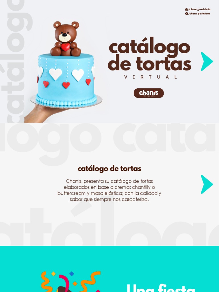 Catalogo Chanis Interactivo | PDF | Pasteles | Cocina americana