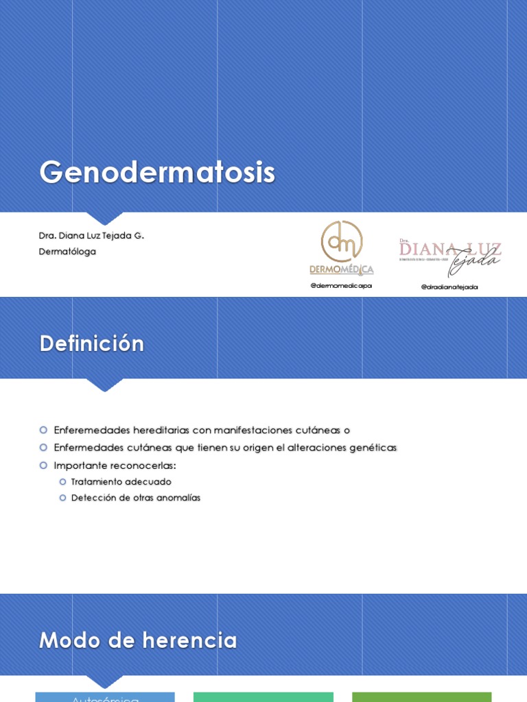 Genodermatosis | PDF | Cáncer | Piel