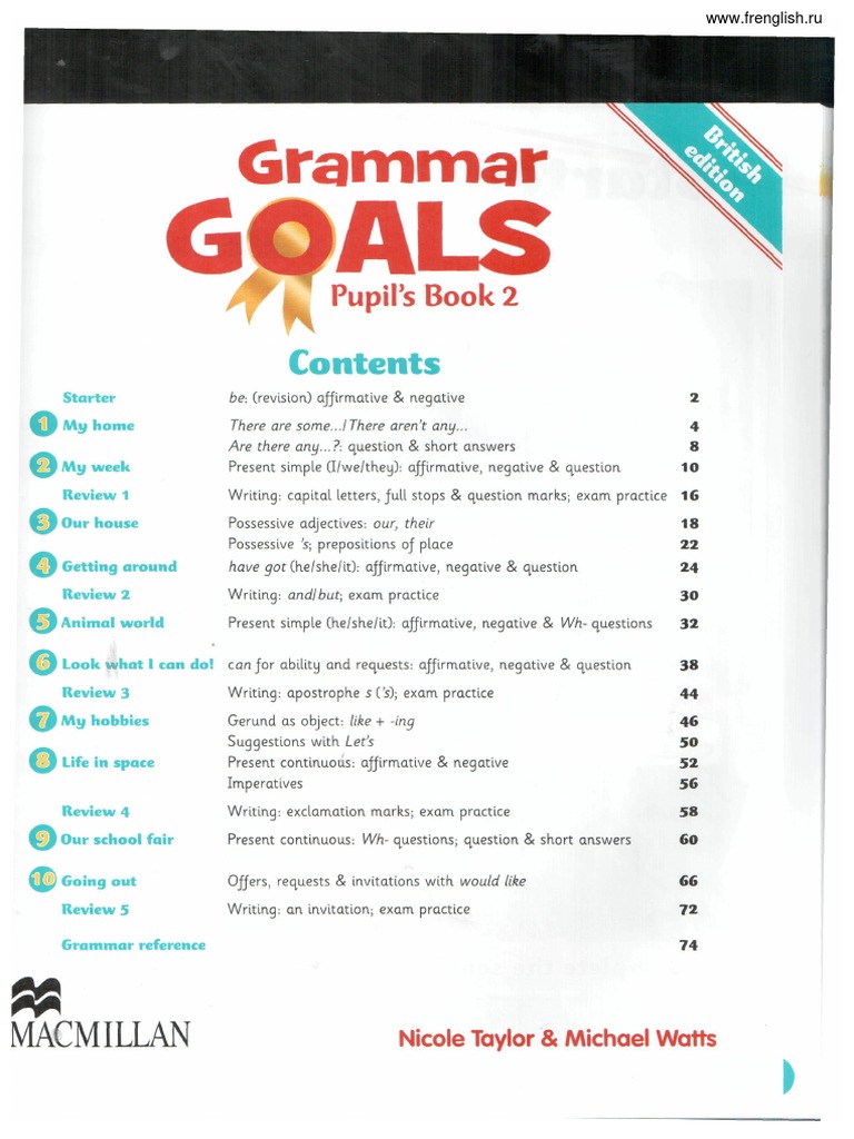 Grammar Goals 2 Pupils Book | PDF | Human Communication | Cognitive Science