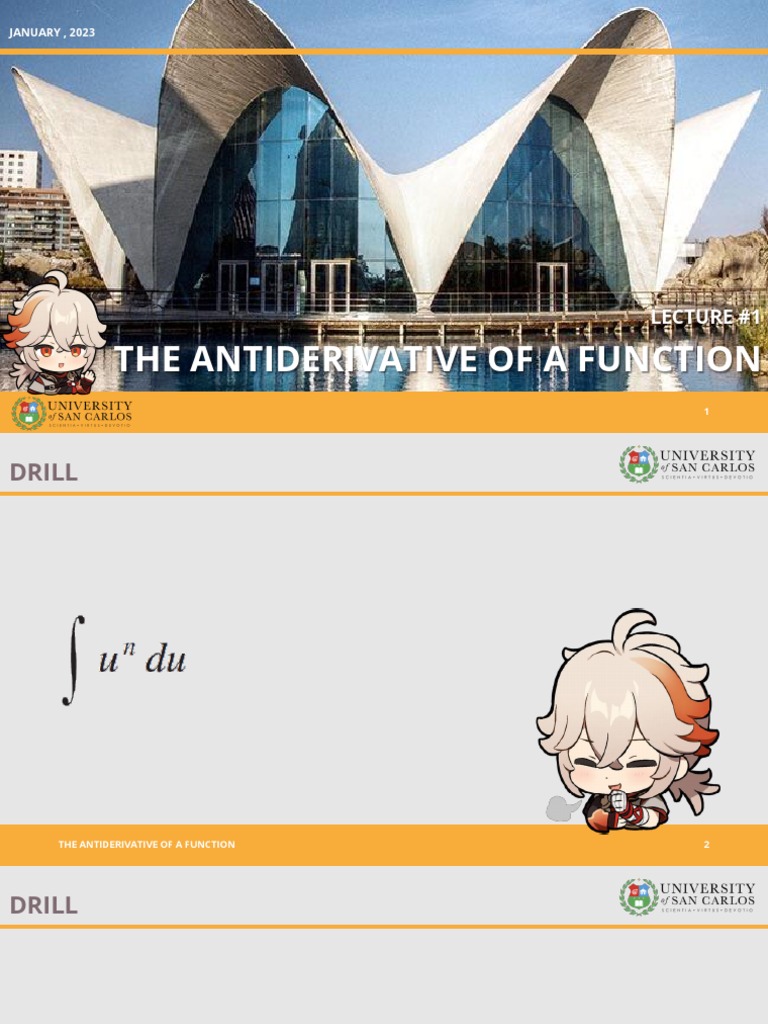 Understanding Antiderivatives in Calculus | PDF | Integral | Area