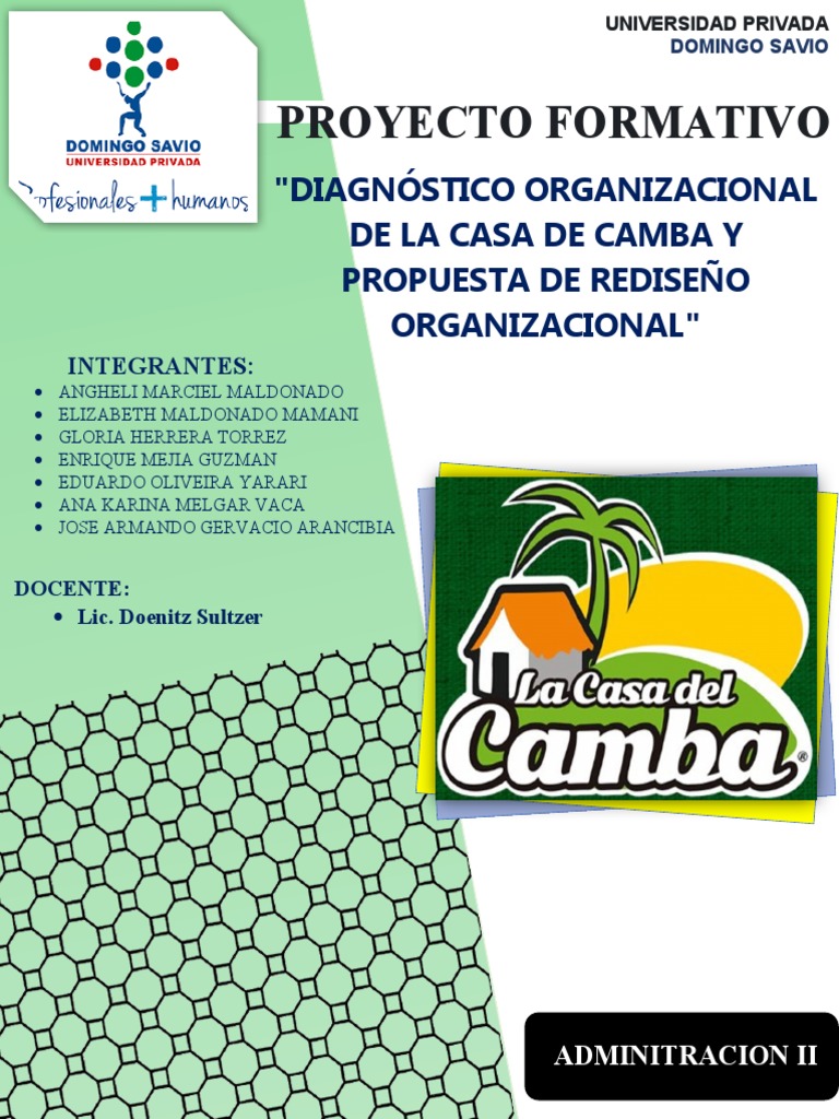 Grupo 2 - La Casa Del Camba | PDF | Liderazgo | Motivación