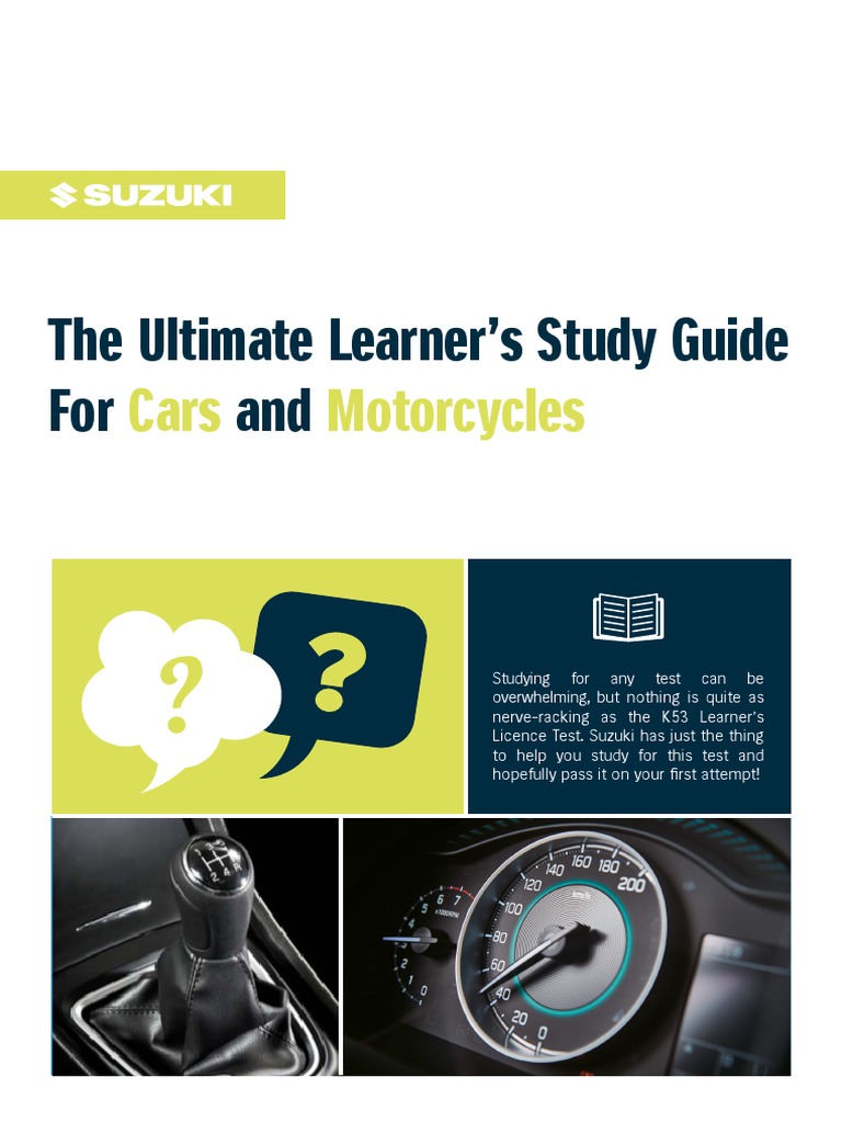 Learners Licence Study Guide | PDF | Traffic | Learning