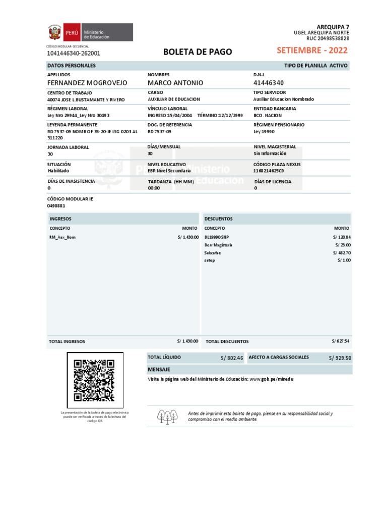 Descargar Boleta | PDF