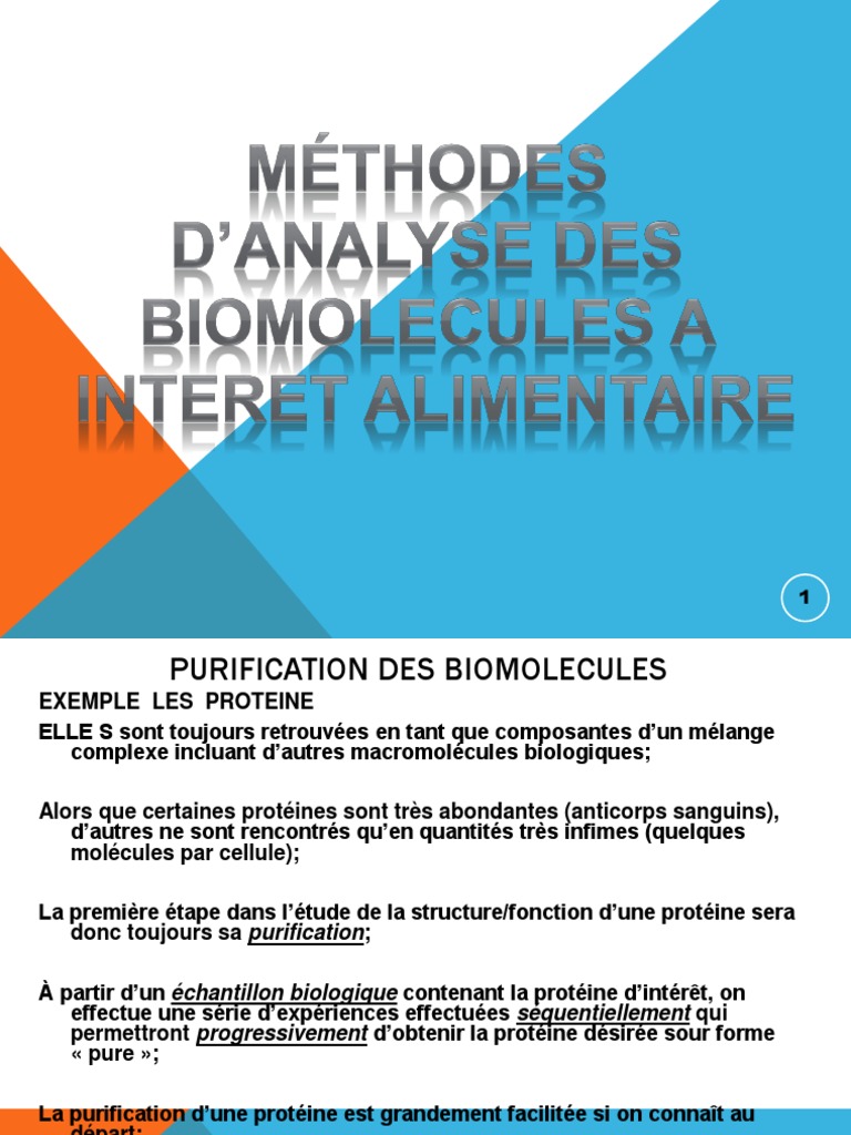 Techniques de Purification des Protéines | PDF | Purification des ...