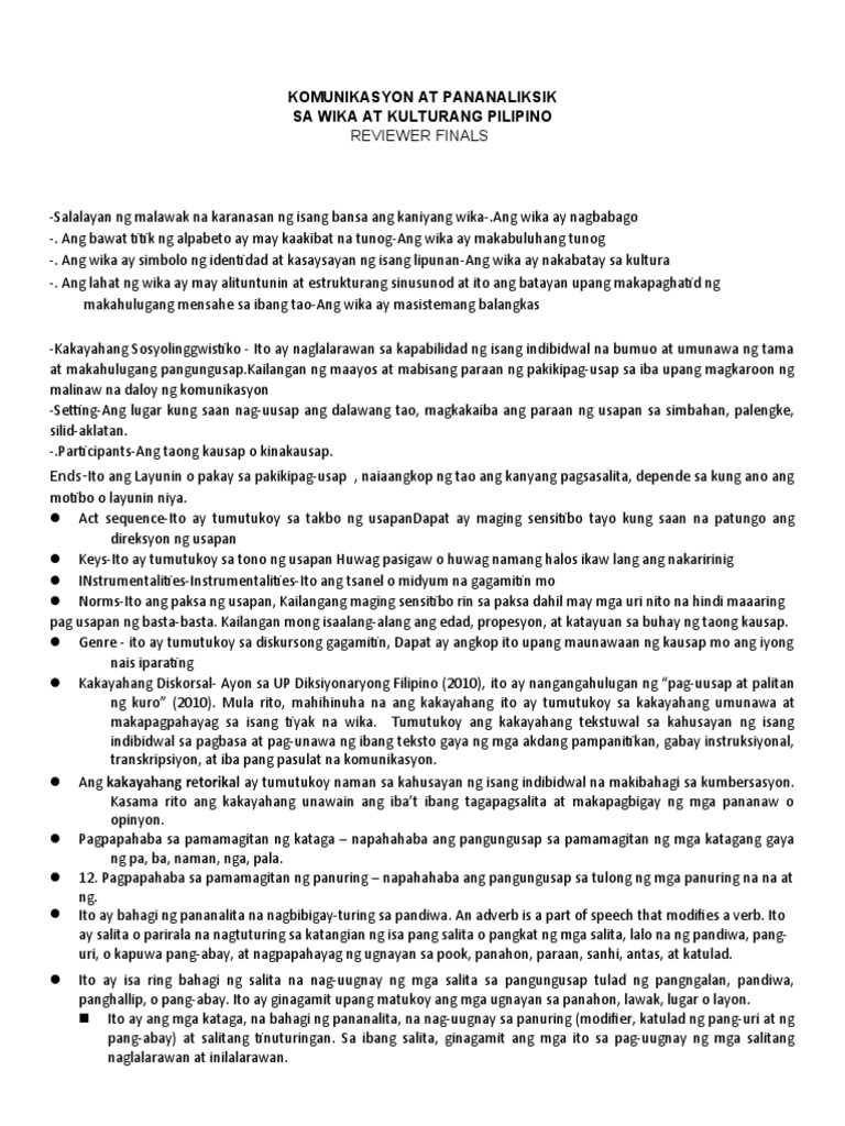 KOMPAN Final EXAM REVIEWER | PDF