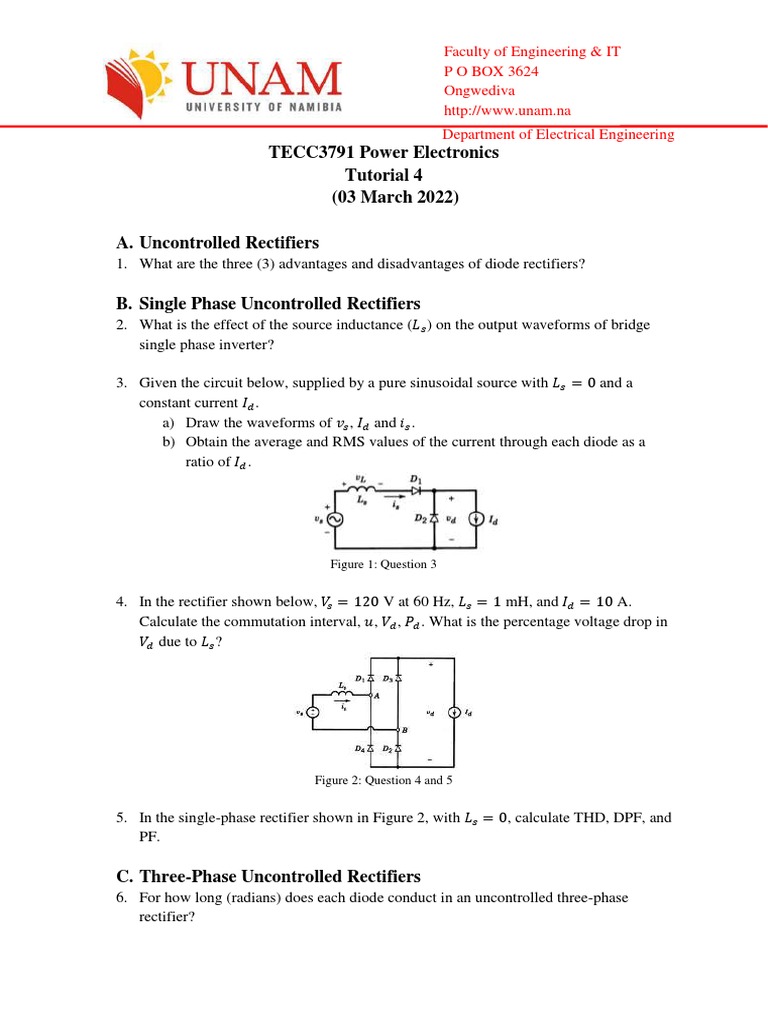 Tecc3791 Tut 4 Pdf Science And Mathematics