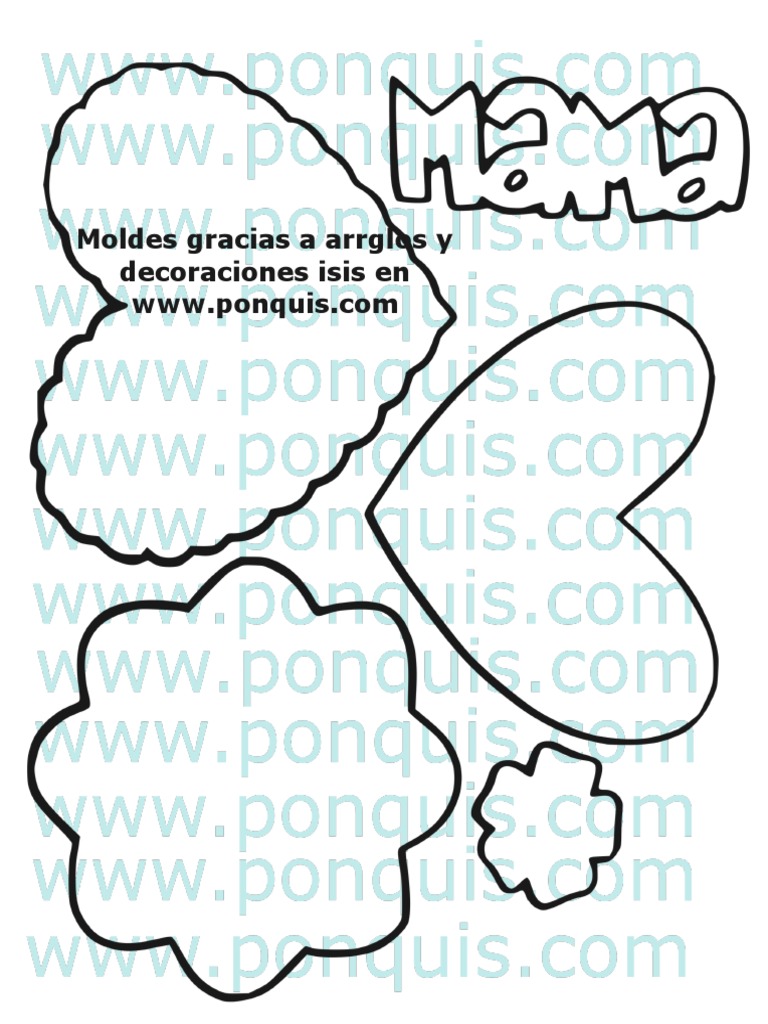 Moldes de Regalo para Mama Dia de Las Madres Descarga Gratis en PDF Uwq ...