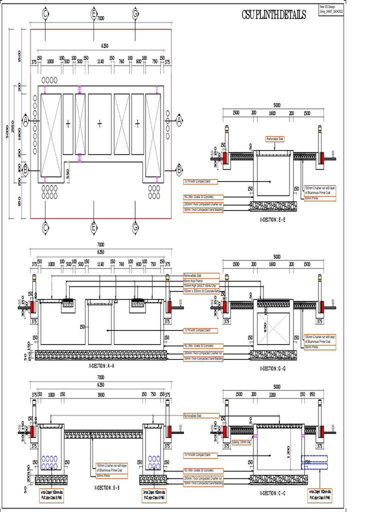 CSU Plinth Design 7mx5m | PDF | Materials | Building Materials