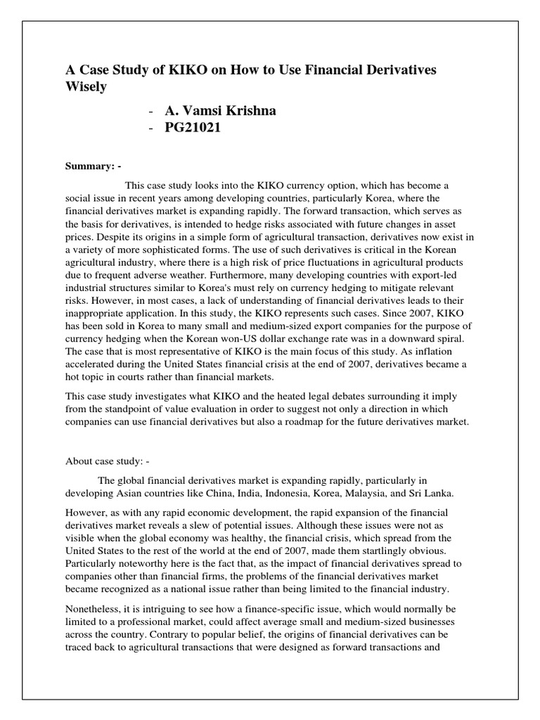 Case Study Anlysis Pdf