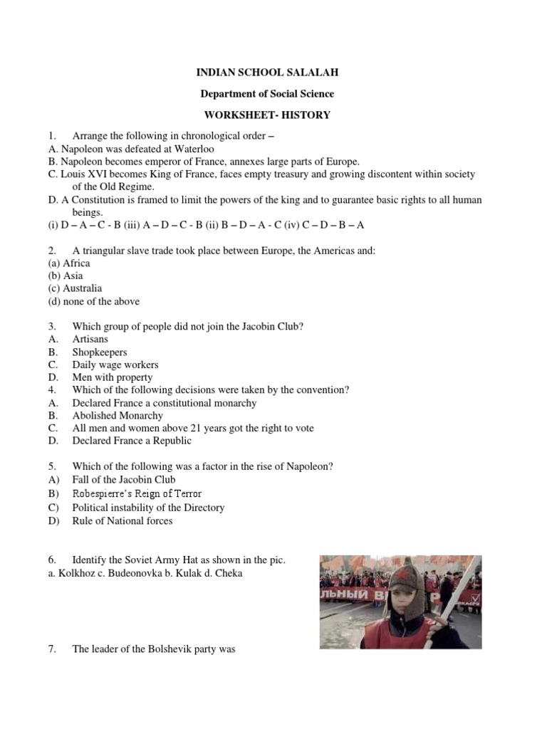 Revision Worksheet - History | PDF | Nazi Germany | Forestry