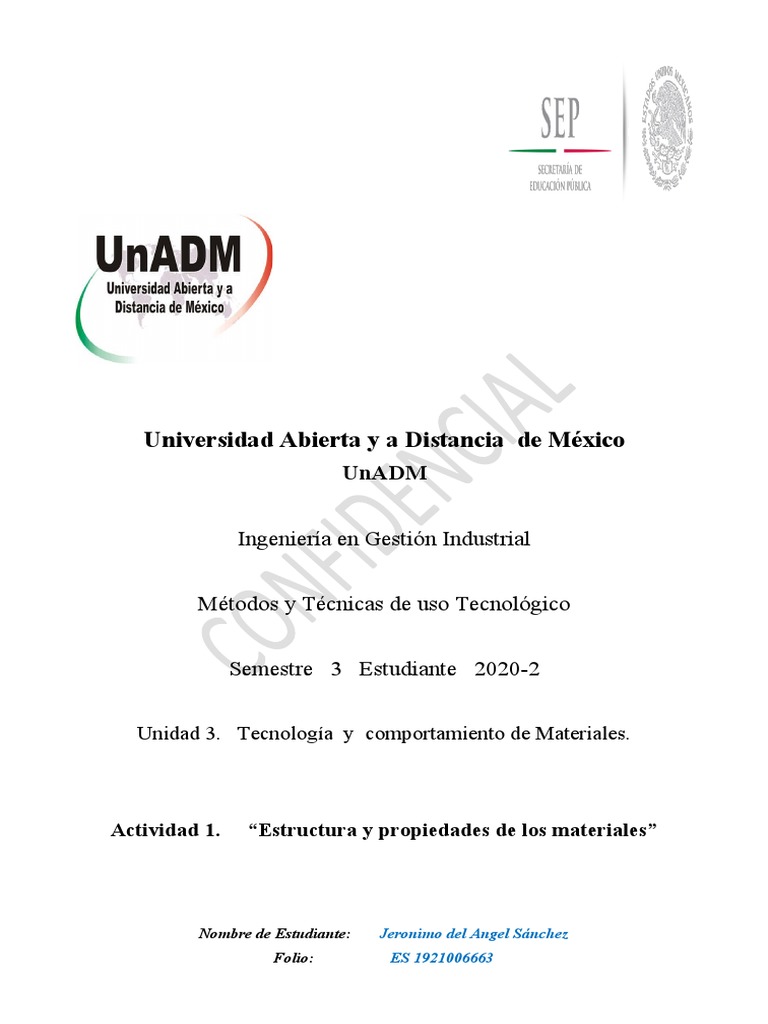 GIMTT - U3 - Jeronimo - Del Angel - A1 | PDF