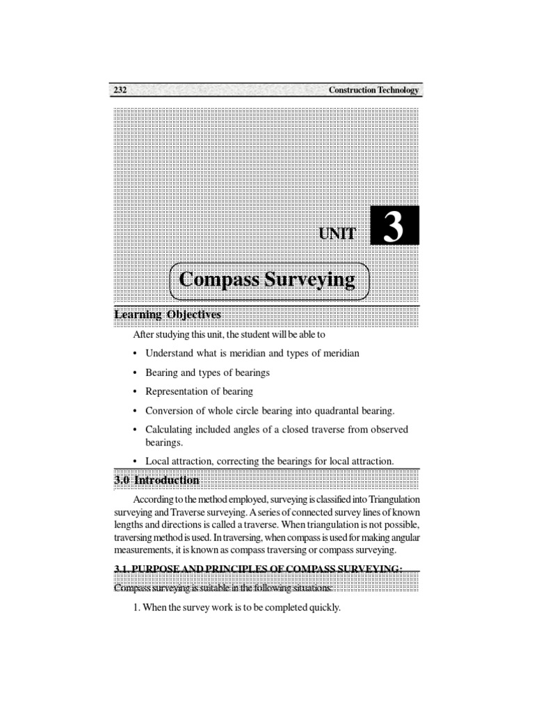 SEM 2 Prismatic Compass Survey Practical CC4P | PDF | Surveying | Compass