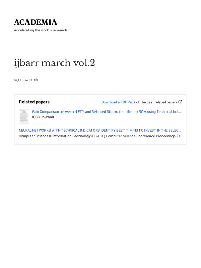 1 Technical Analysis Pdf Technical Analysis Moving Average