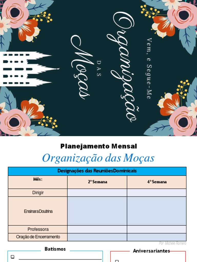 Agenda Dominical - Organização Das Moças 2 Sud | PDF | Oração