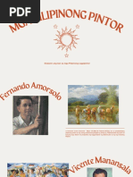 Mga Sikat Na Pintor Sa Pilipinas | PDF