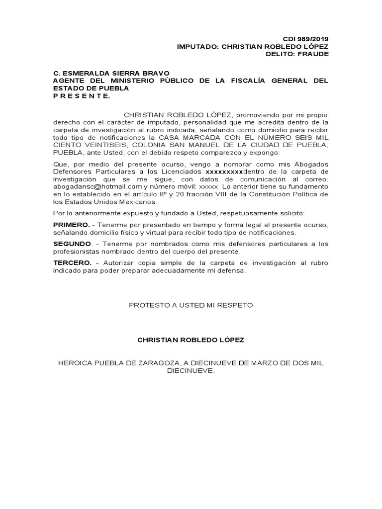 1 Nombramiento | PDF