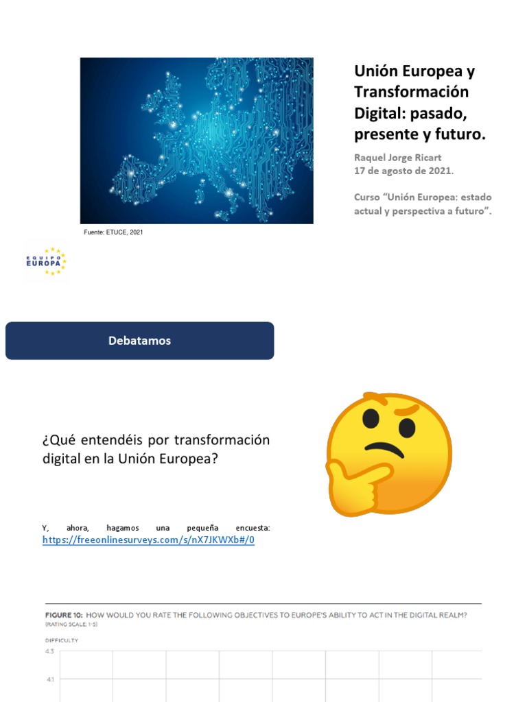 Transformación Digital UE - Raquel Jorge Ricart | PDF | Inteligencia ...