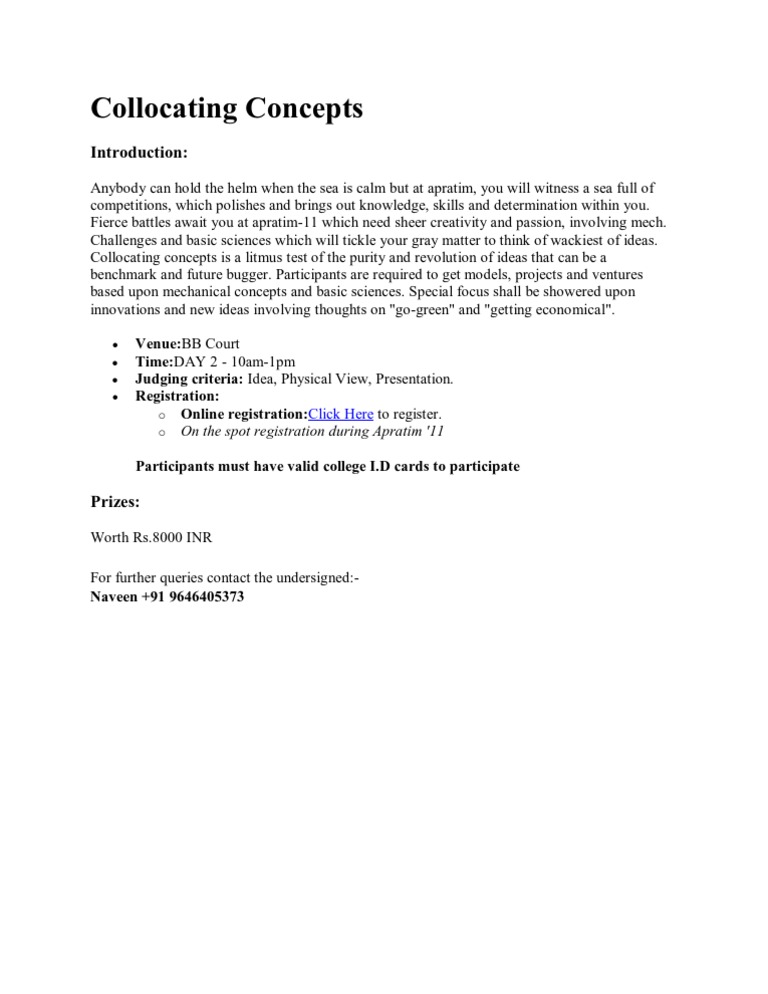 Collocating Techniques Explained | PDF | Business