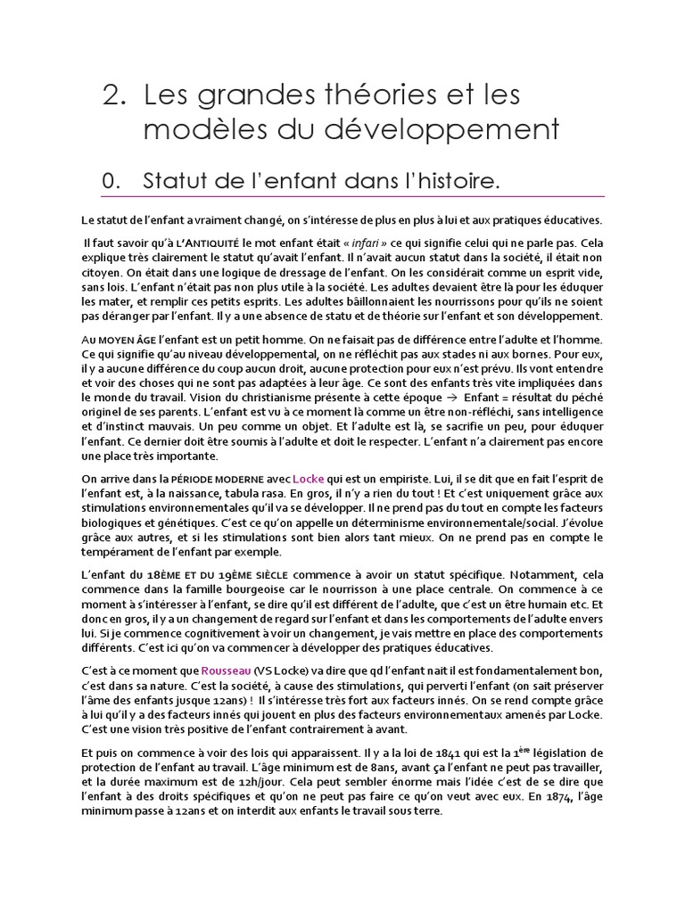 Chapitre 2 Psycho Dev | PDF