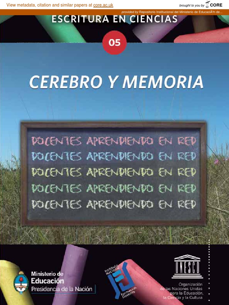 Cerebro Y Memoria Pdf Sinapsis Neurona