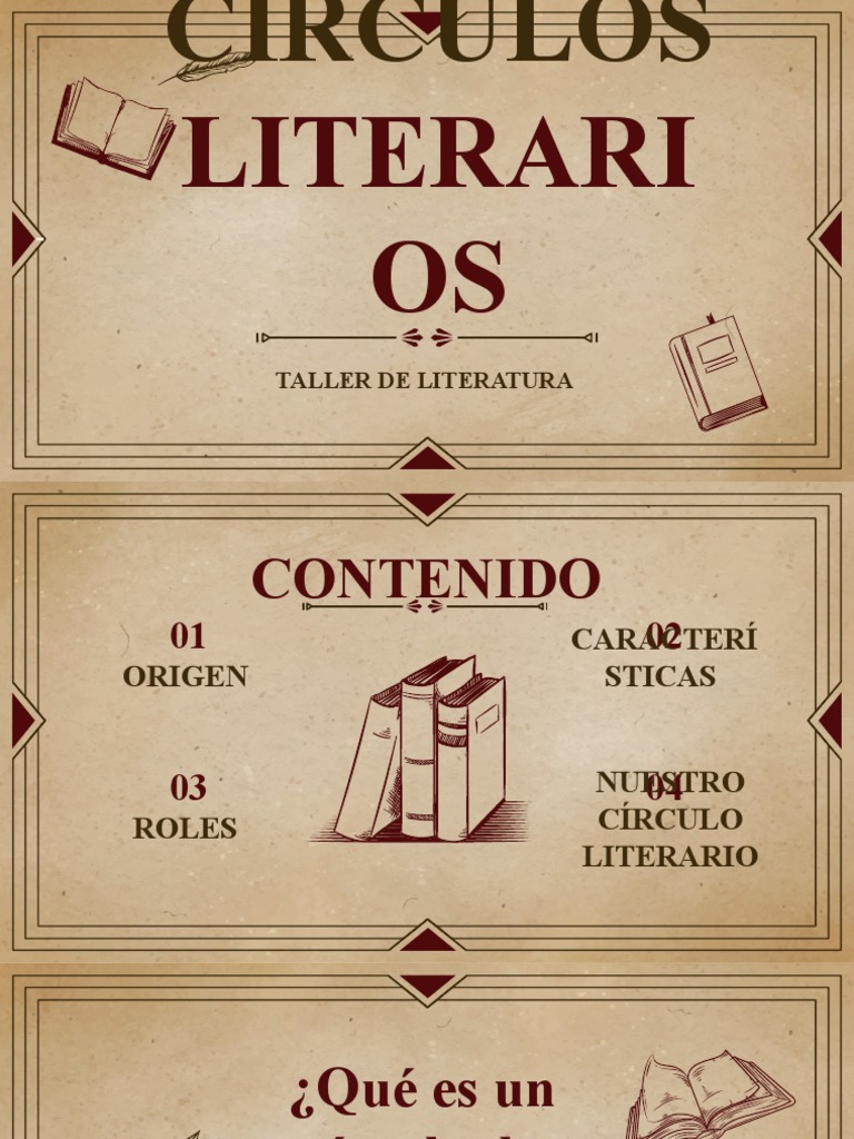 Círculos Literarios: Roles y Estructura | PDF | Franz Kafka ...