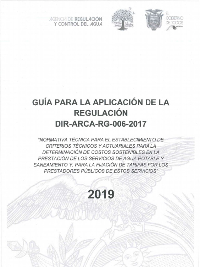 Guía para La Aplicación de La Regulación Nro - DIR-ARCA-RG-006-2017 | PDF